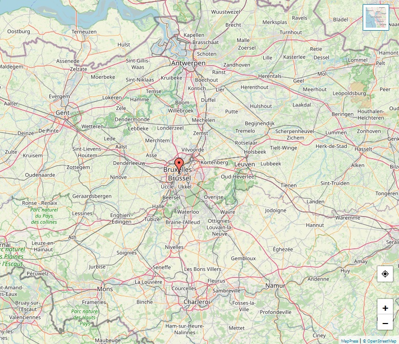Kaart Van Belgie